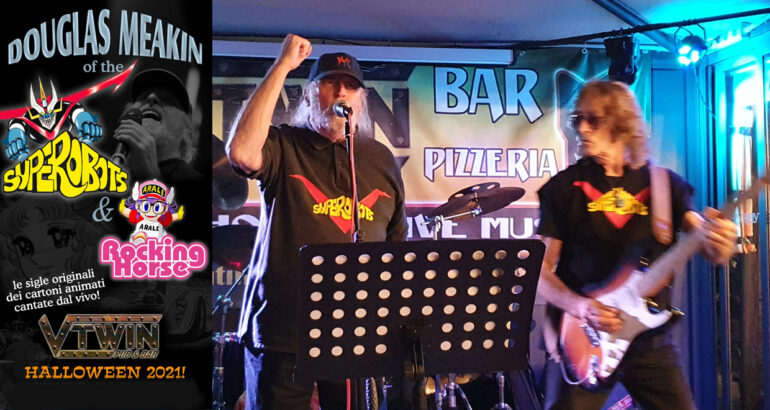 Douglas Meakin of the SUPEROBOTS & ROCKING HORSE live - RadioAnimati